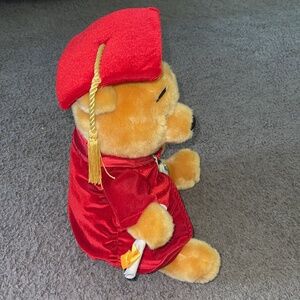 Disney | Toys | Vintage Disney Winnie The Pooh Bear Graduation Plush ...